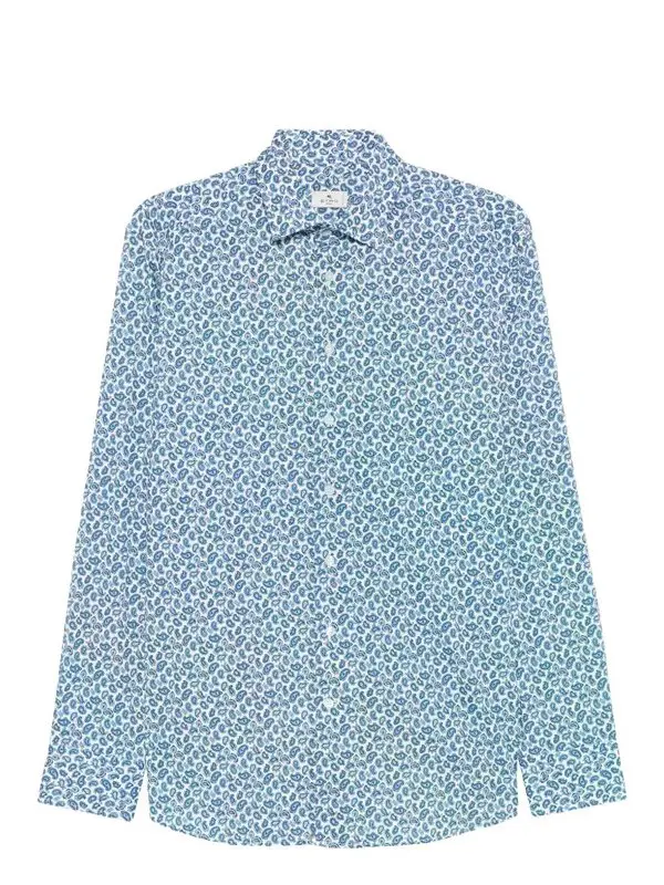Etro Paisley-print Shirt - Blue