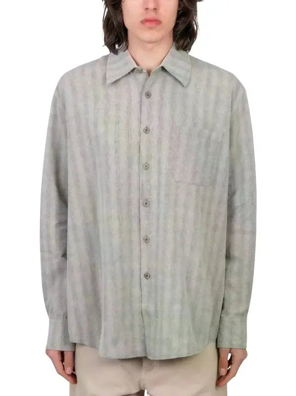 Our Legacy Above Striped Shirt - Grey