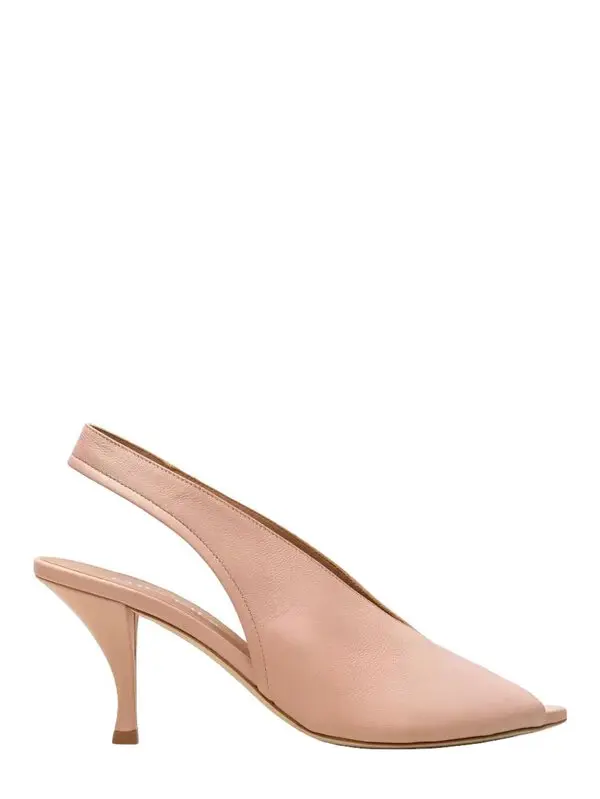 CHUCKIES Peep-toe Slingback Pumps - Pink