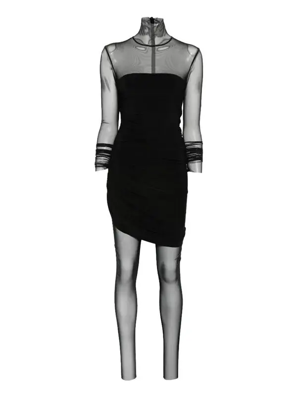 Norma Kamali Diana Ruched-detail Catsuit - Black