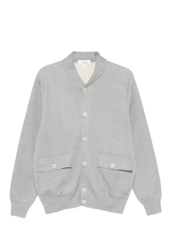 LARDINI Buttoned Cardigan - Grey