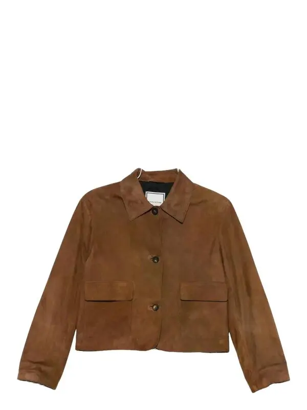 Tagliatore Valerie Suede Jacket - Brown