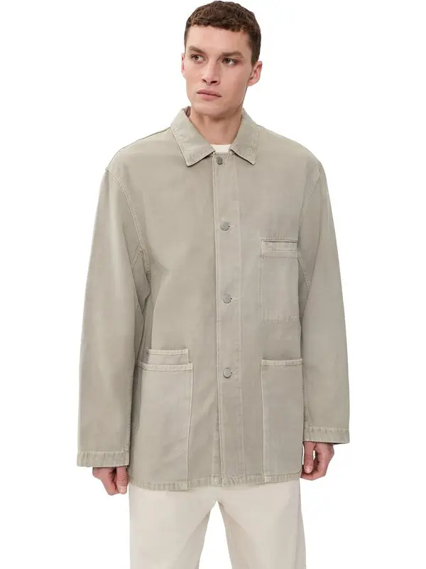 LEMAIRE Utility Overshirt - Moonstone