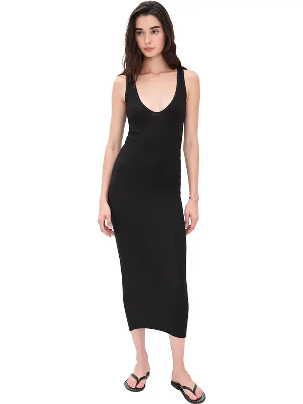 ALL THREE Dar V Dress - Black