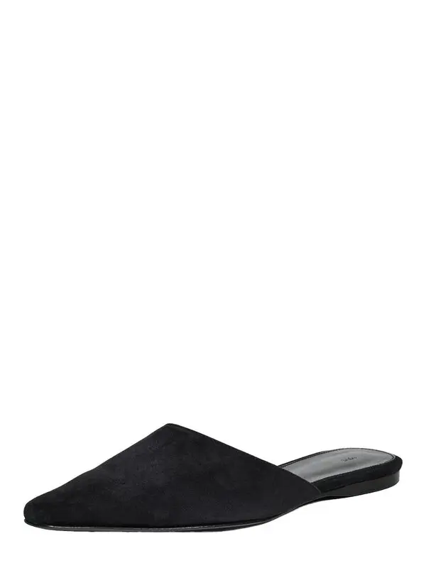 Tove Pheby Flat Mules - Black