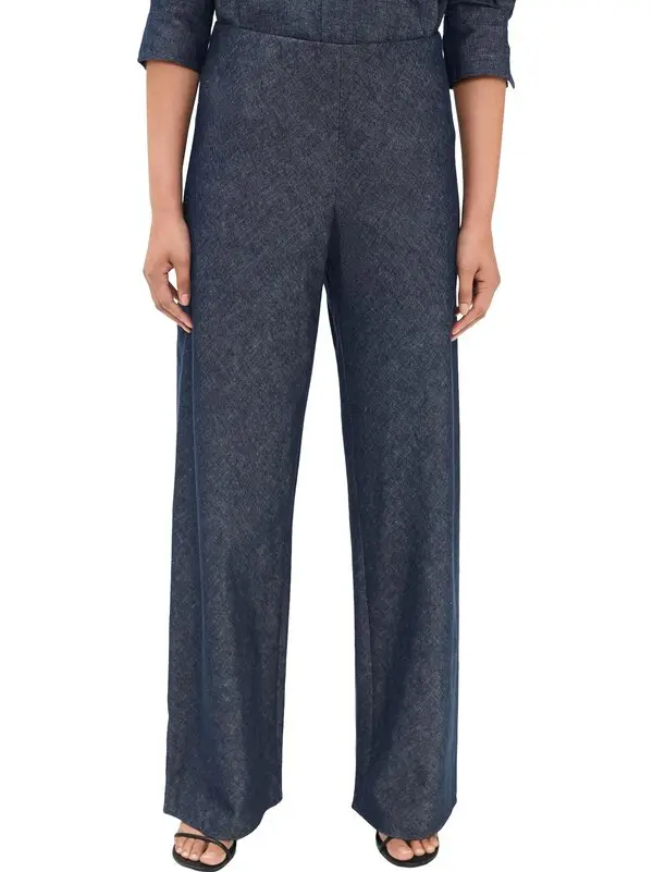 Vince Colette Chambray Bias Pants - Indigo