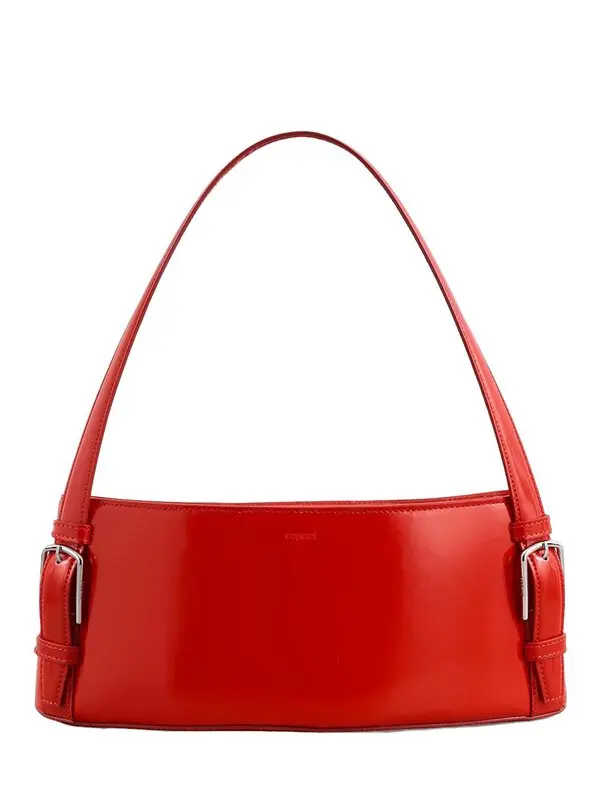 Coperni Ergonomic Leather Shoulder Bag - Red