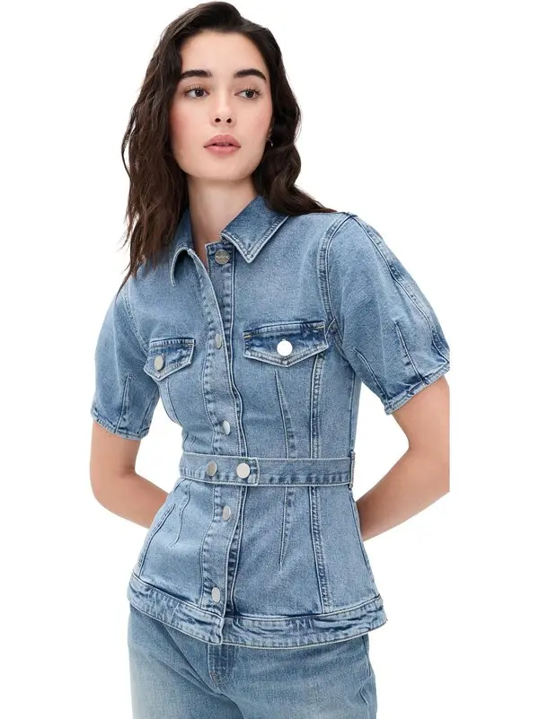 ALIGNE Jette Denim Shirt - Lightwash