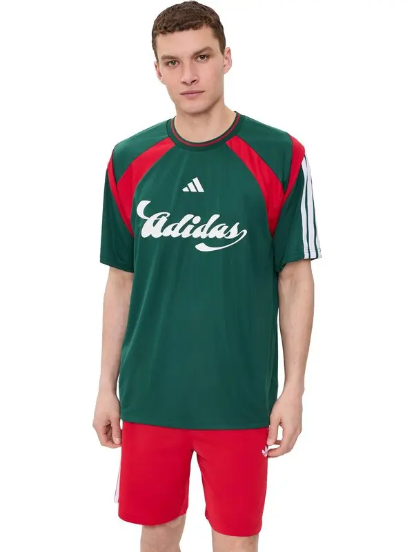 Adidas House Of Tiro Nations Track Top - Team Dark Green/better Scarlet