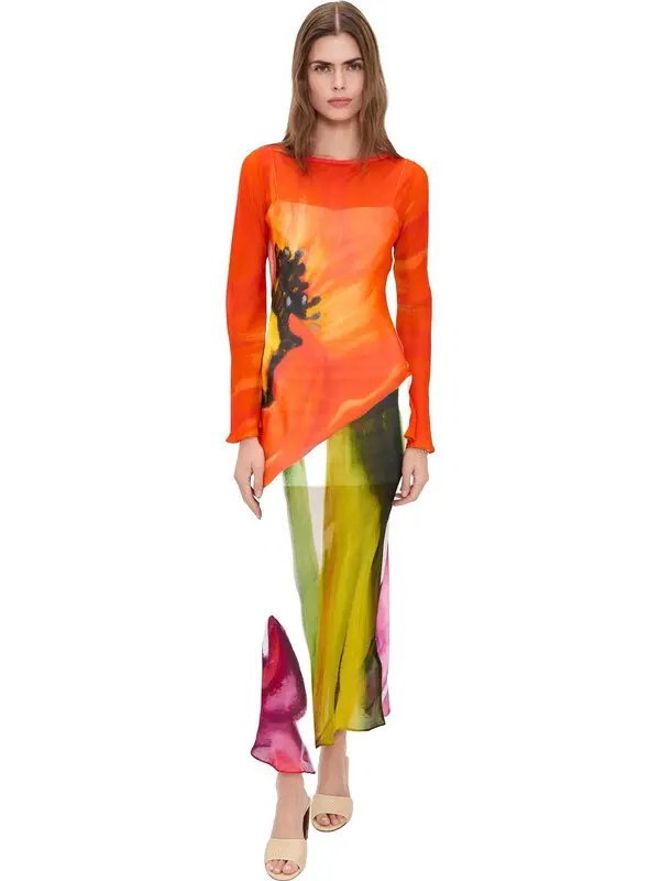 Significant Other August Maxi Dress - Poppy Botanic