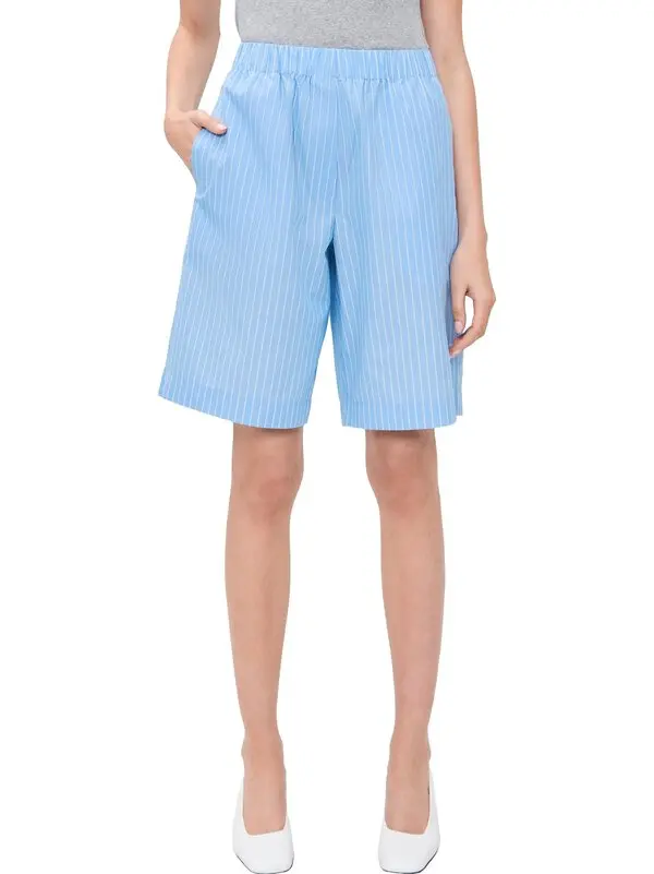 Secular Bermuda Shorts - Blue Stripe