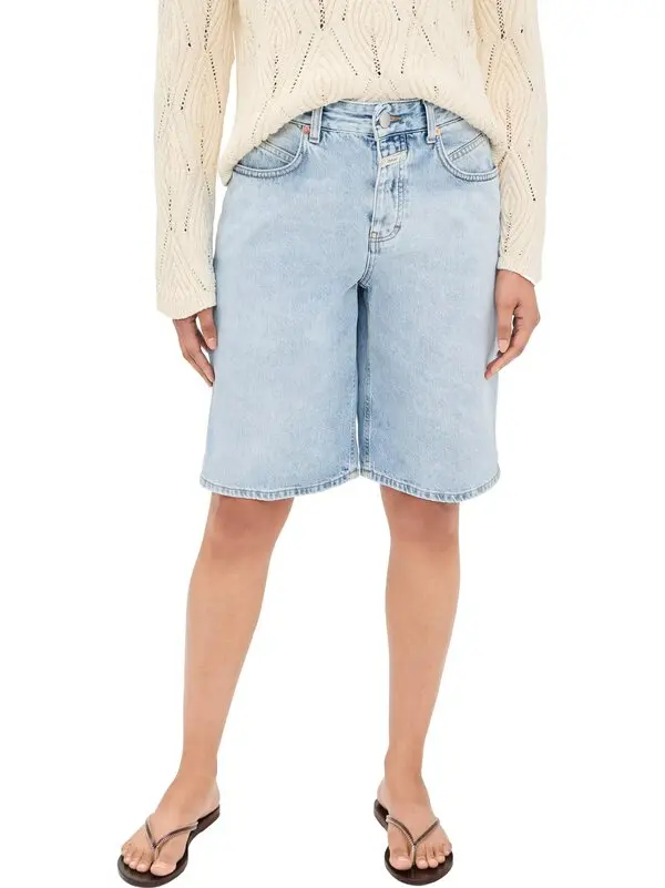 Closed Jenica Denim Shorts - Light Blue