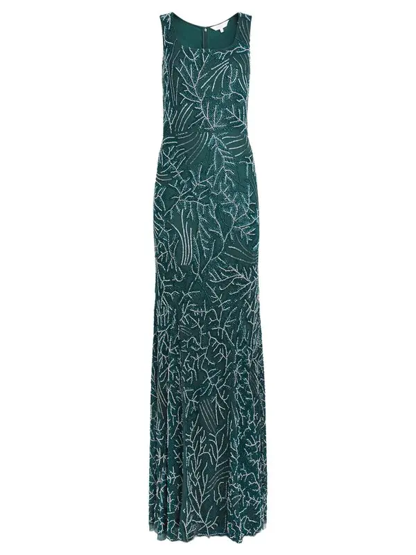 RAISHMA Embellished Vienna Gown - Green