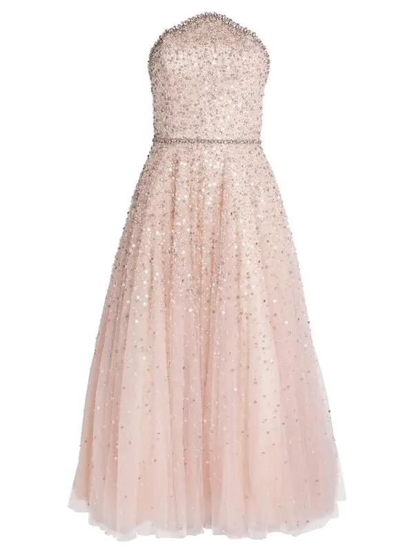 Sabina Bilenko Embellished Corset Nina Gown - Pink