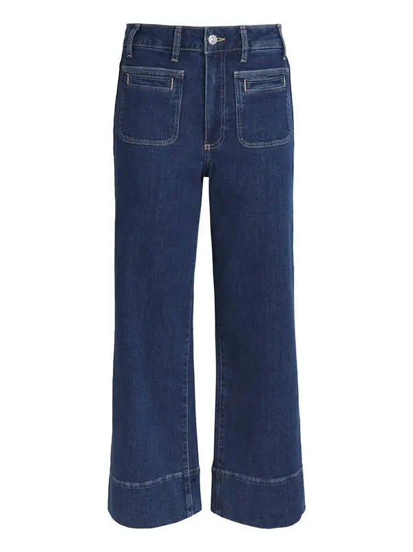 Paige Anessa Wide-leg Jeans - Blue