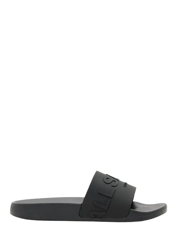 ALLSAINTS Biggy Rubber Slides - Black