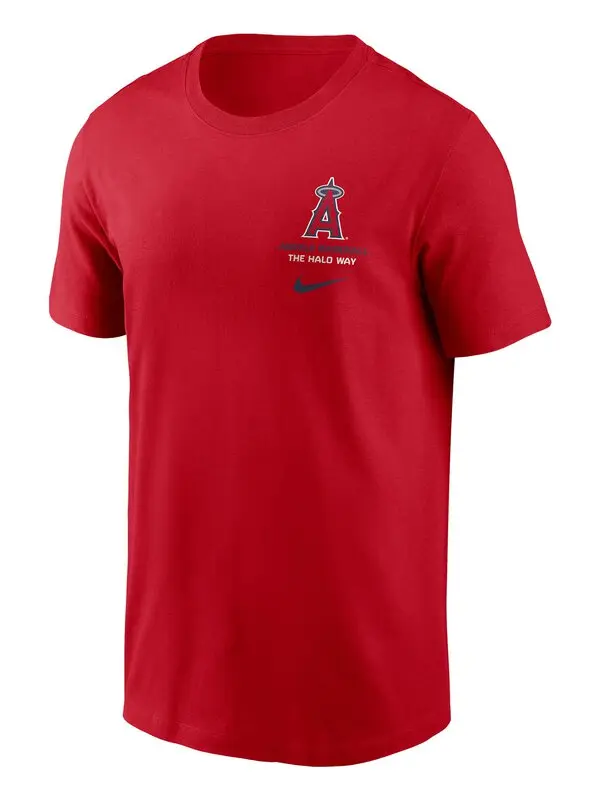 Nike Los Angeles Angels 2-hit Mlb T-shirt - Red