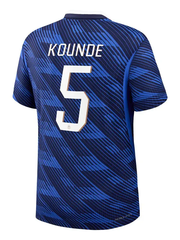 Nike Jules Koundé France National Team 2026 Match Home Dri-fit Adv Soccer Jersey - Blue