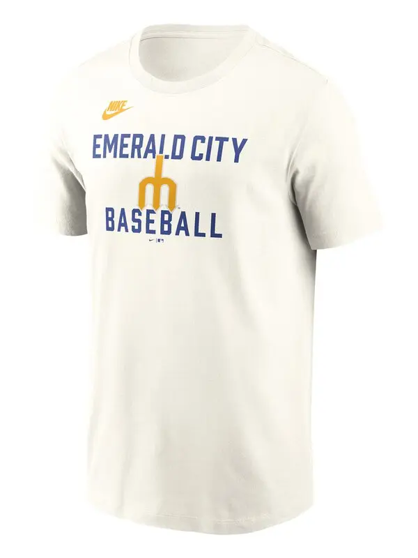 Nike Seattle Mariners Cooperstown '70s Inspired Mlb T-shirt - Brown