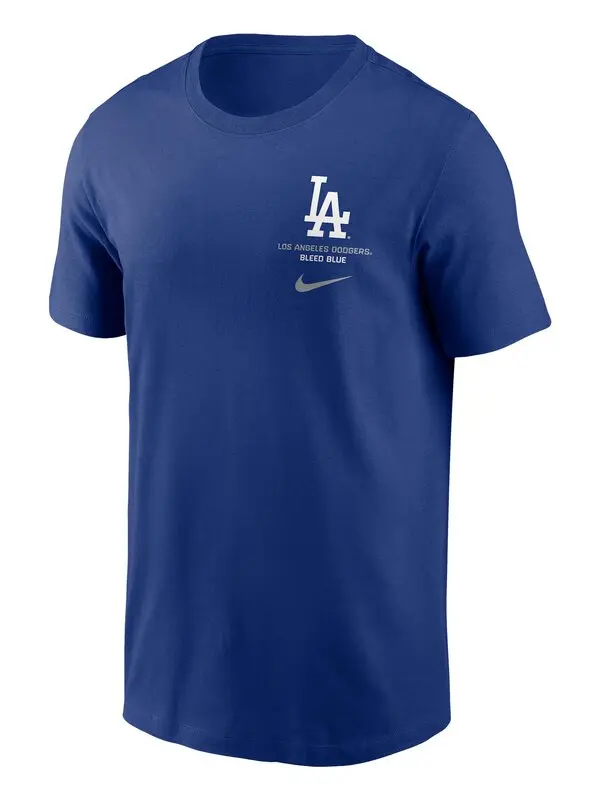 Nike Los Angeles Dodgers 2-hit Mlb T-shirt - Blue