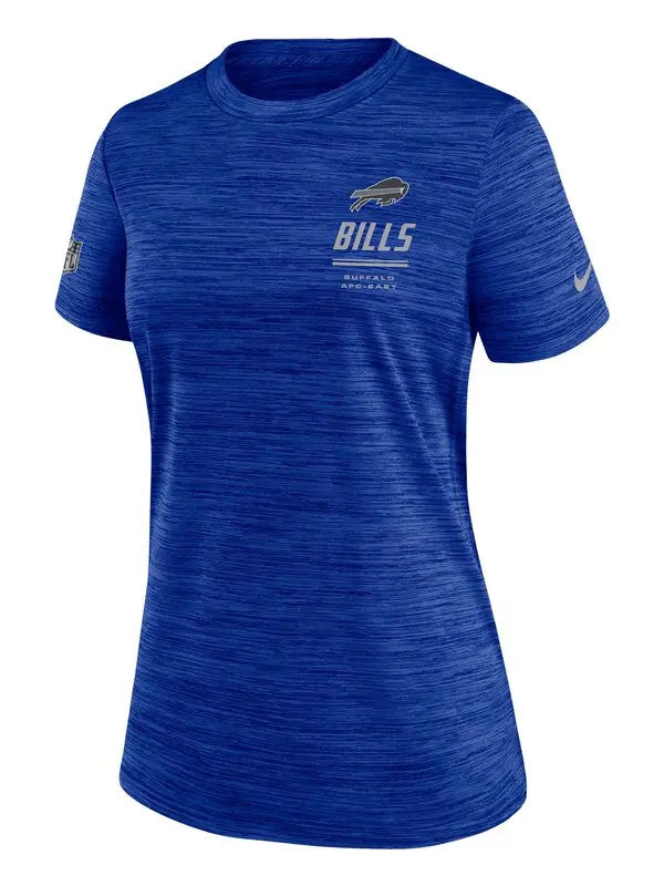 Nike Buffalo Bills Sideline Velocity Dri-fit Nfl T-shirt - Blue