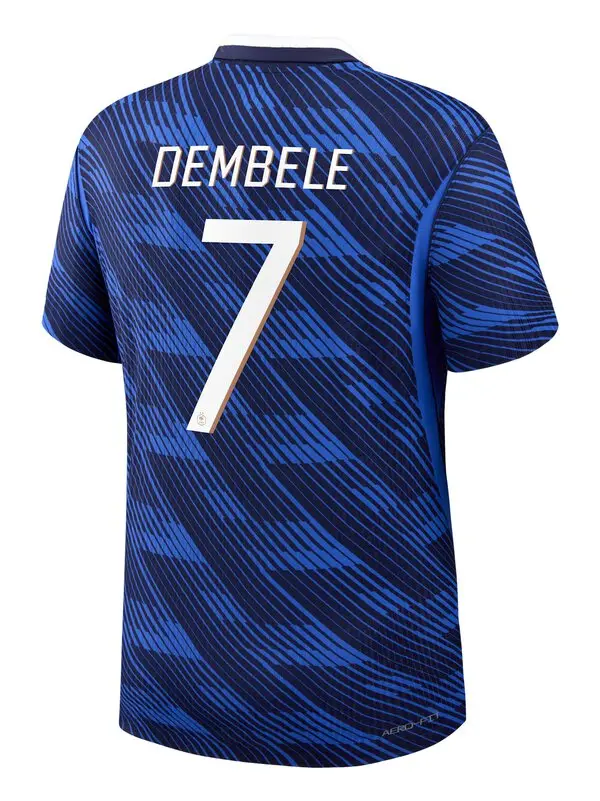 Nike Ousmane Dembélé France National Team 2026 Match Home Dri-fit Adv Soccer Jersey - Blue