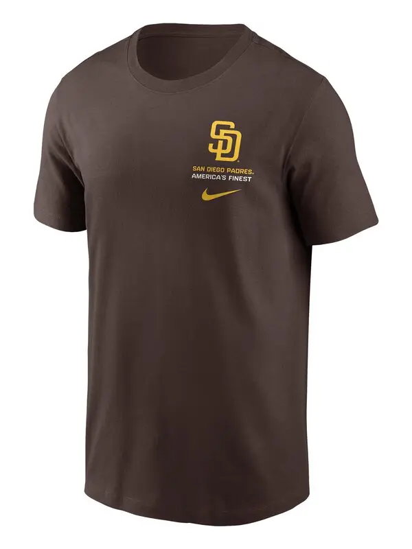 Nike San Diego Padres 2-hit Mlb T-shirt - Brown