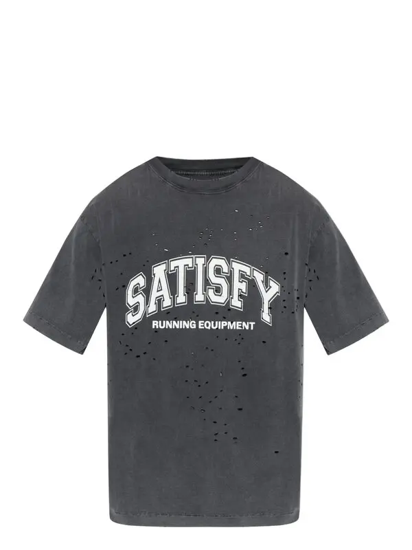 Satisfy T-shirt ‘mothtech - Grey