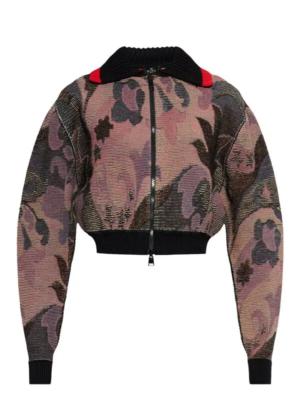 Etro Floral Abstract-patterned Cardigan - Multicolour