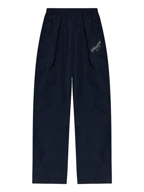 WILLY CHAVARRIA Ruff Rider Track Pants - Navy Blue