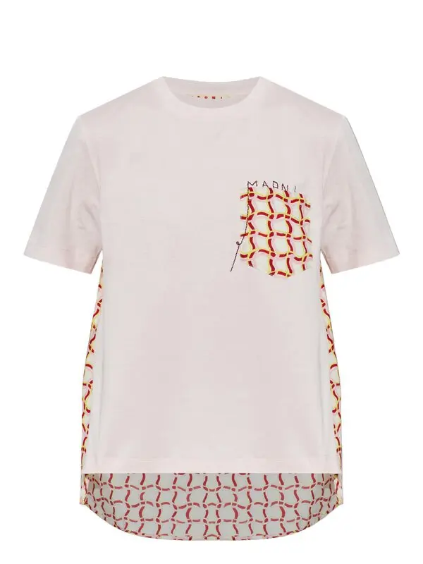 Marni Asymmetrical T-shirt - Pink