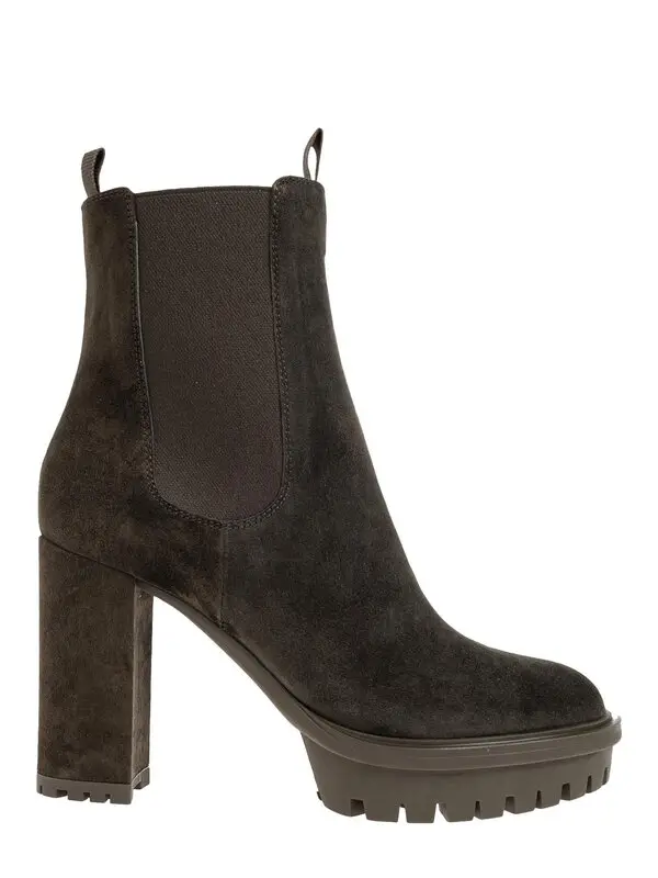 GIANVITO ROSSI Platform Ankle Boots - Green