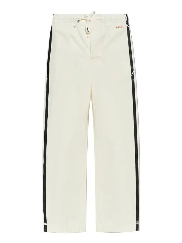 Marni Wide-leg Trousers - Cream
