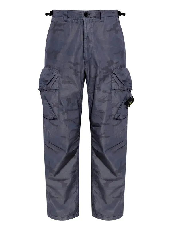 Stone Island Cargo Trousers - Navy Blue