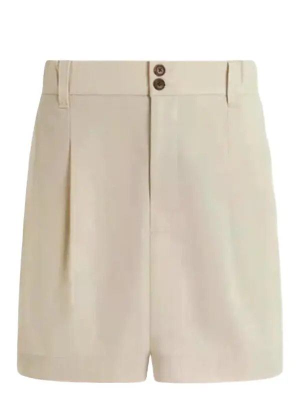 Varley Tansy Pleated Shorts - Neutrals