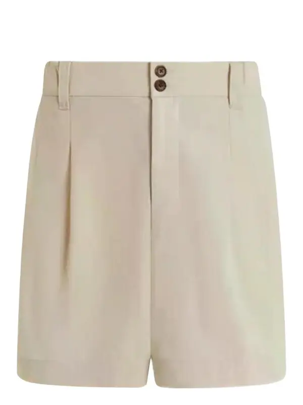 Varley Tansy Pleated Shorts - Neutrals
