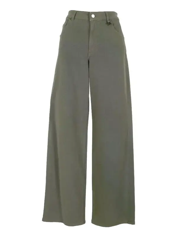 Lorena Antoniazzi Wide-leg Trousers - Green
