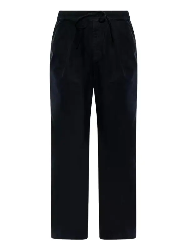 Officine Générale Peterson Drawstring-waistband Trousers - Black