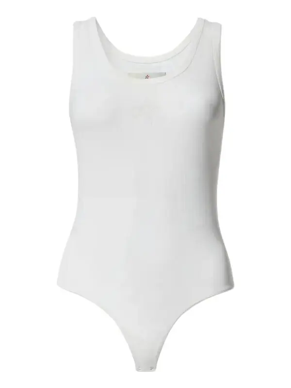 Perfect Moment Star-motif Sleeveless Bodysuit - White