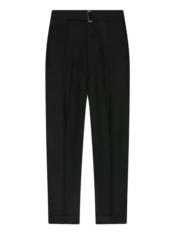 Officine Générale Hugo Belted Trousers - Black