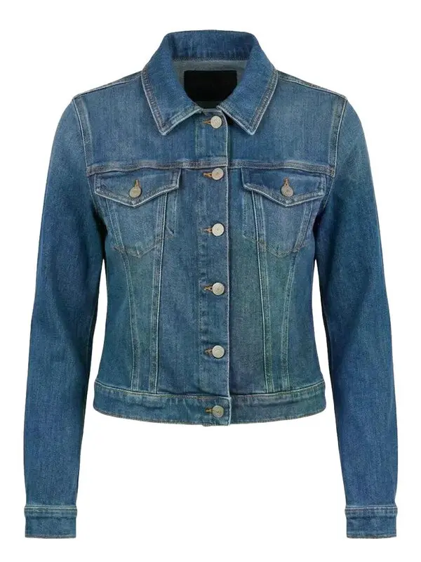 DONDUP Faded-effect Denim Jacket - Blue