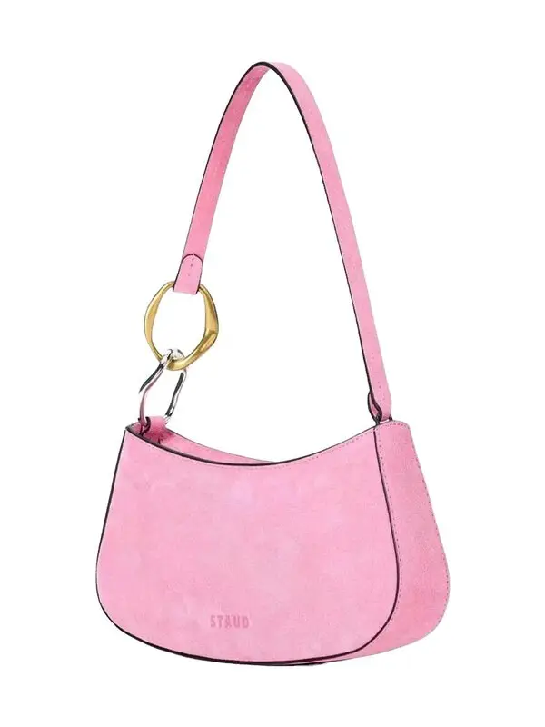 Staud Ollie Suede Tote Bag - Pink