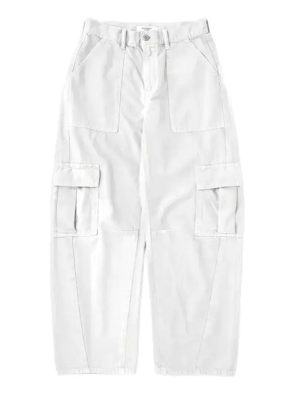 Moussy Vintage Corlears Barrel Cargo Pants - White