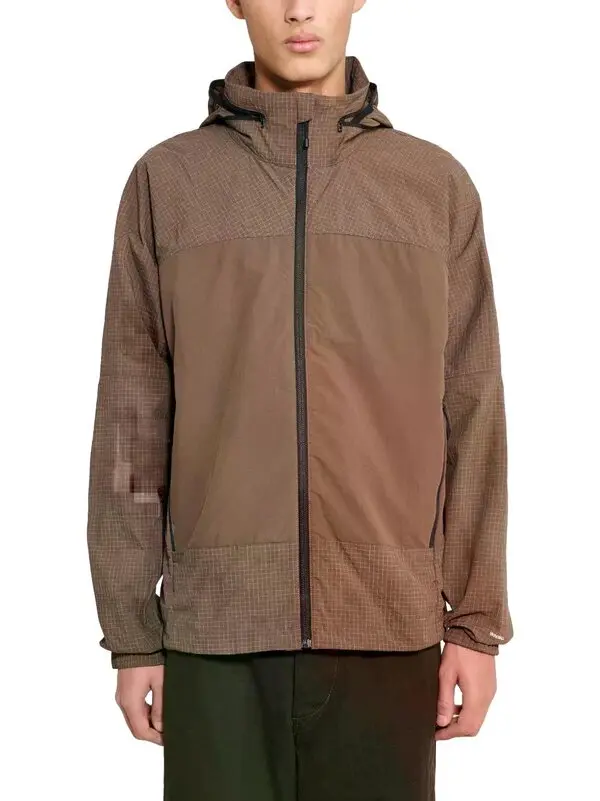 The North Face Hike Utility Hooded Windbreaker - Brown