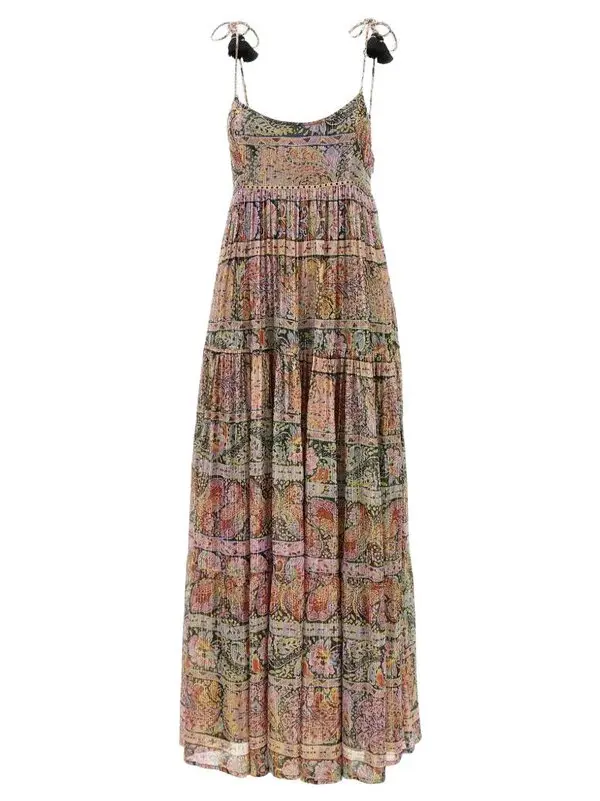 Rixo Kamilah Paisley-print Dress - Pink