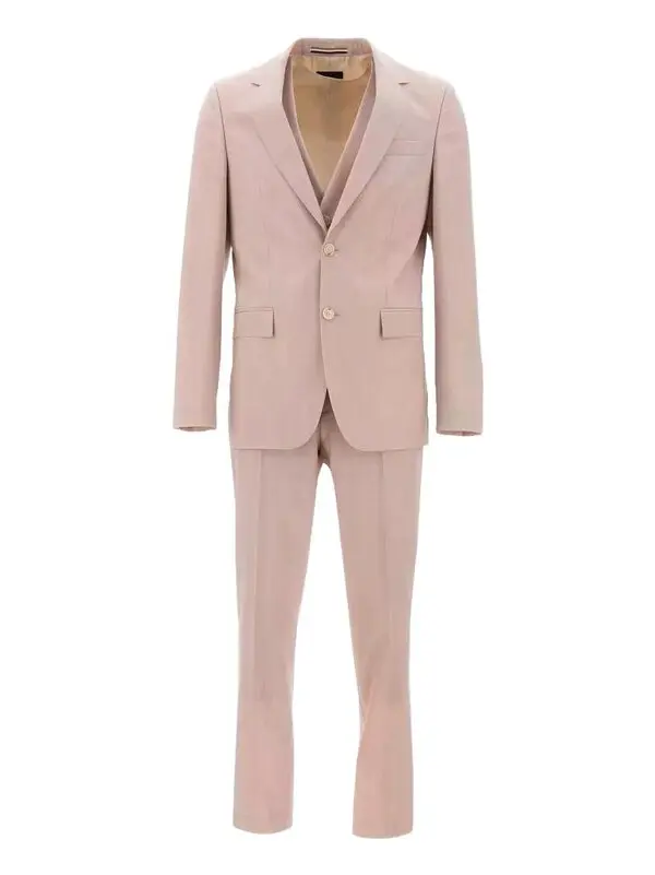 BOSS Virgin Wool Suit - Pink