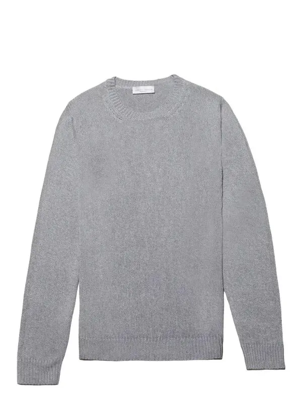 ROBERTO COLLINA Crew Neck Sweater - Grey