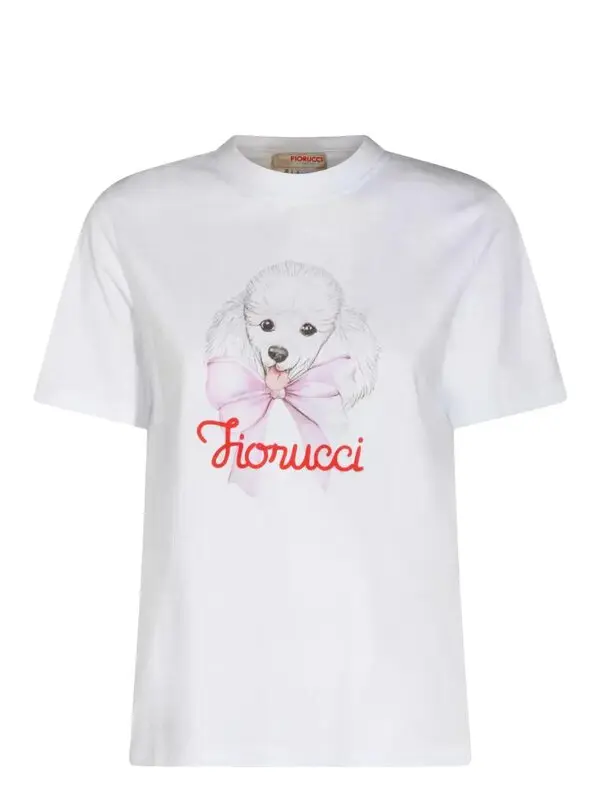Fiorucci Poodle-print T-shirt - White