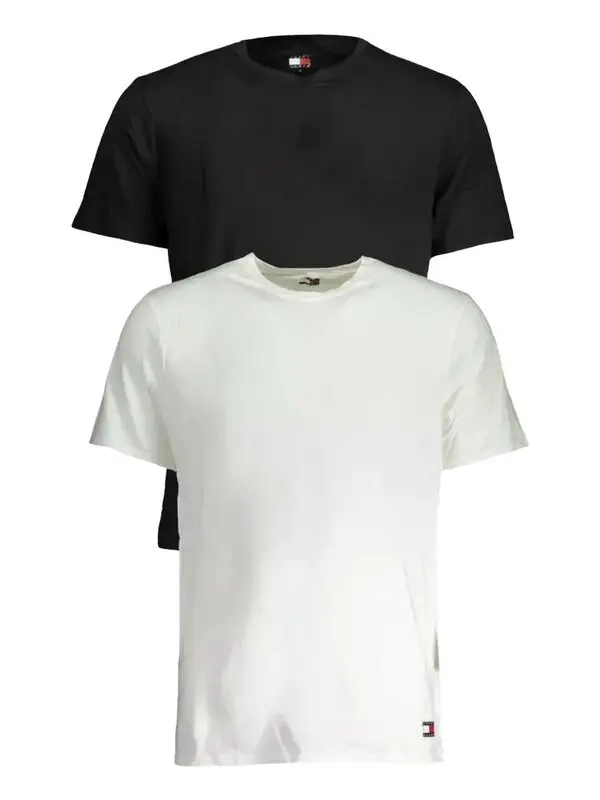 Tommy Hilfiger Crew-neck Cotton T-shirt Set - Black