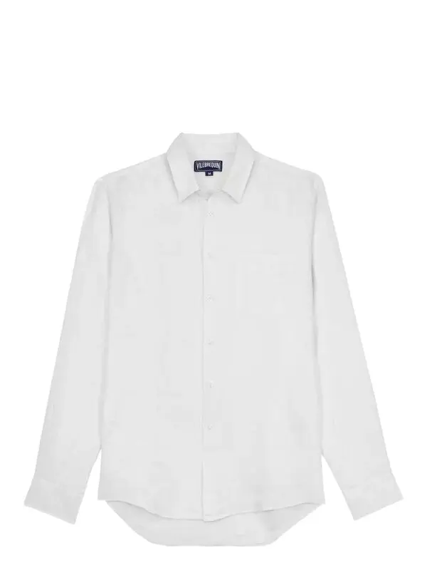 Vilebrequin Long-sleeve Linen Shirt - White